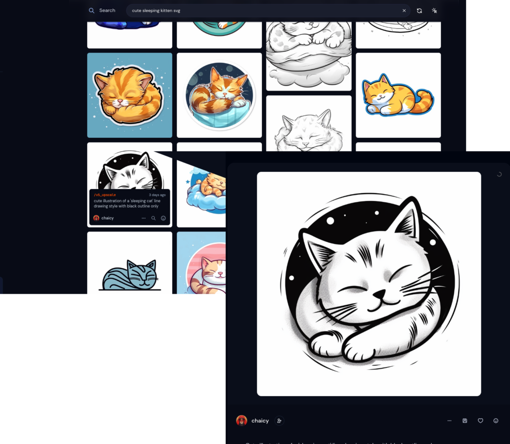 SVG Creation Guide - Step 1: Find a starting prompt - Catsky