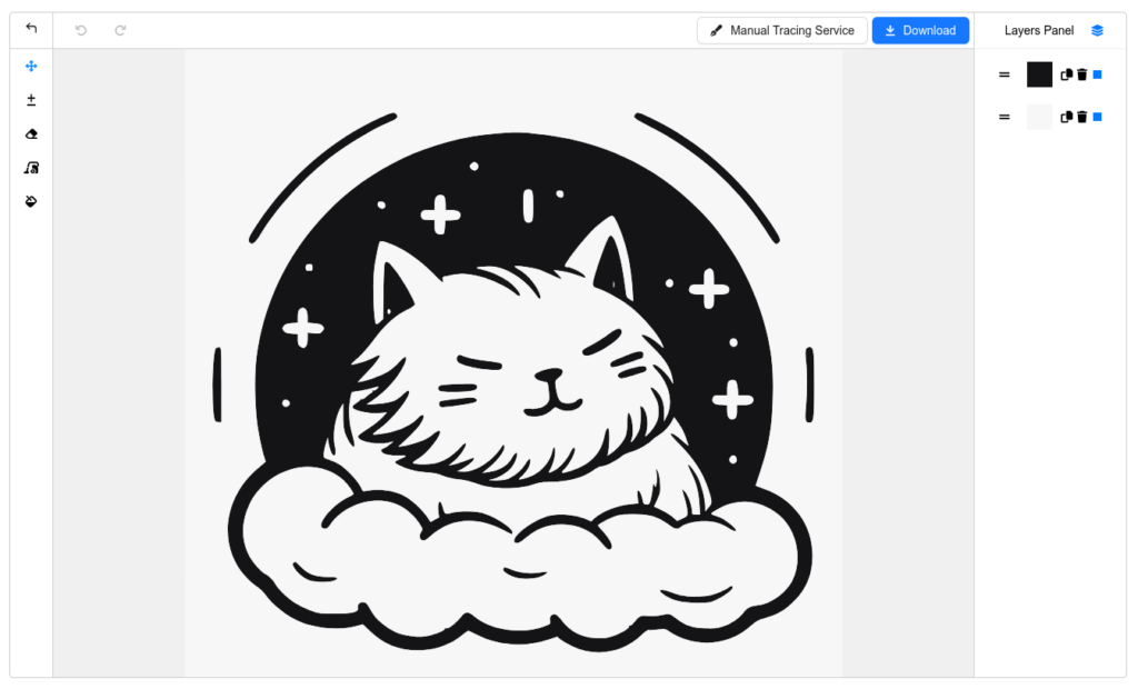 SVG Creation Guide - Step 3: Image to SVG Conversion - Catsky