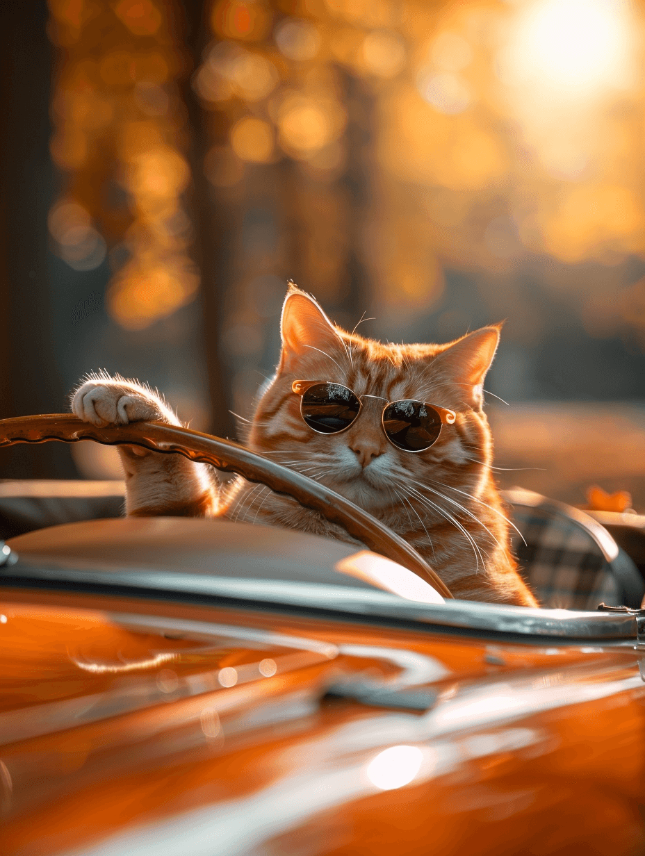 Cats in Cars - Explore Fun Feline Road Trips - Catsky