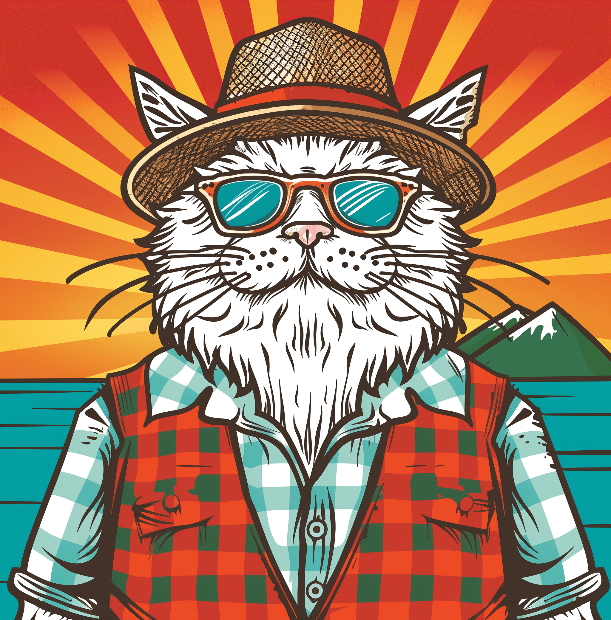 Cool Cat Illustrations - Discover AI-Generated Cat Art - Catsky