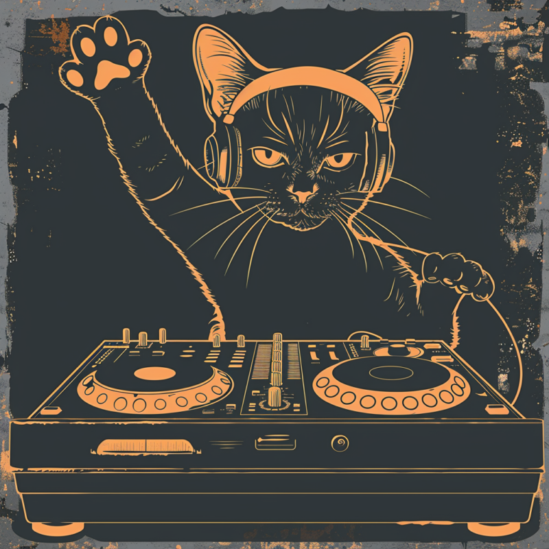 DJ Cats - Explore AI-Generated Feline Groovy Cat DJ Images - Catsky